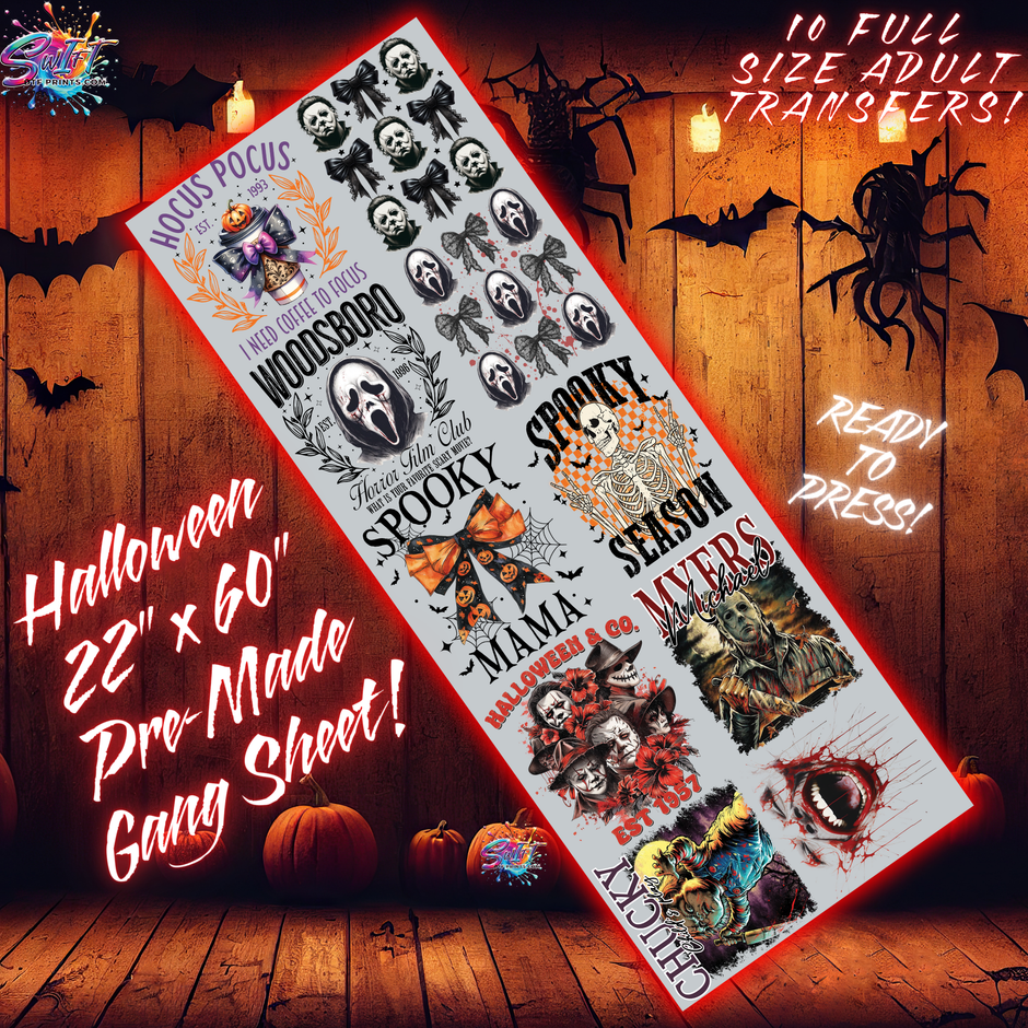 Custom DTF Gang Sheets & Single DTF Transfers