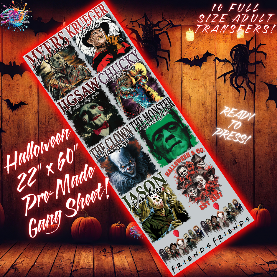 Custom DTF Gang Sheets & Single DTF Transfers